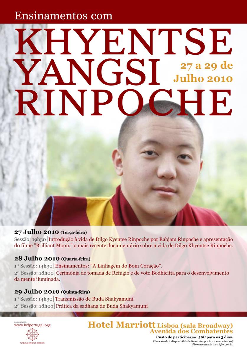 Karuna: Dilgo Khyentse Yangsi Rinpoche em Lisboa