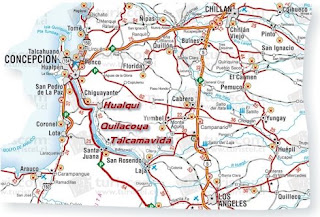 descripcion de hualqui: mapa de hualqui