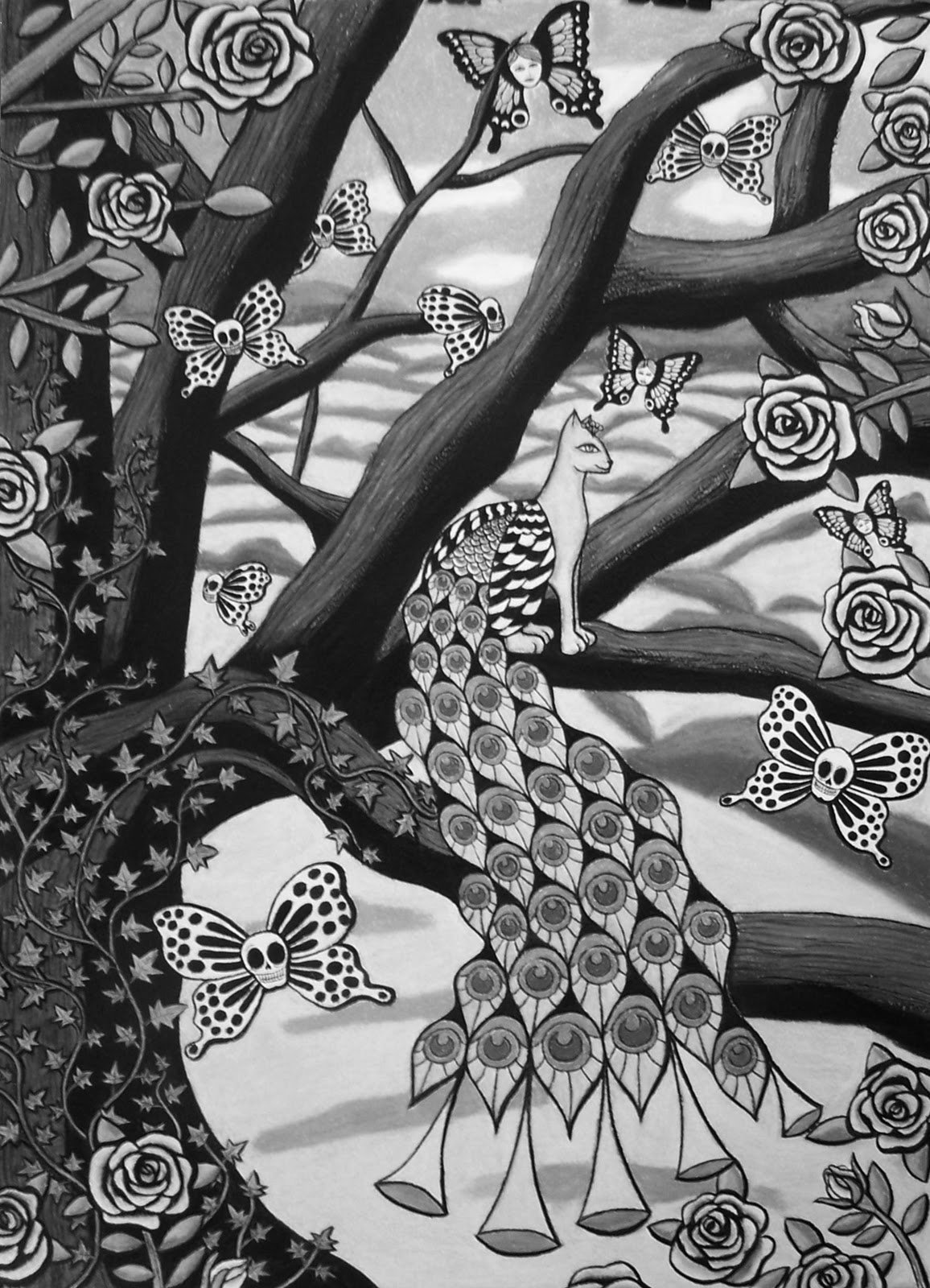 The end is the beginning: Jackie's A0 drawing