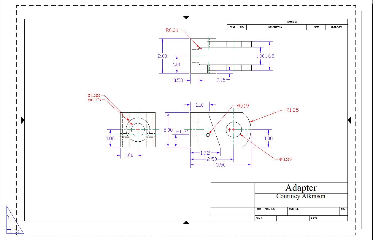 Technological Design: Auto Cad Adapter
