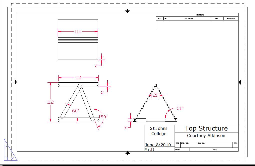 Technological Design: Tower Crane Final Drawings