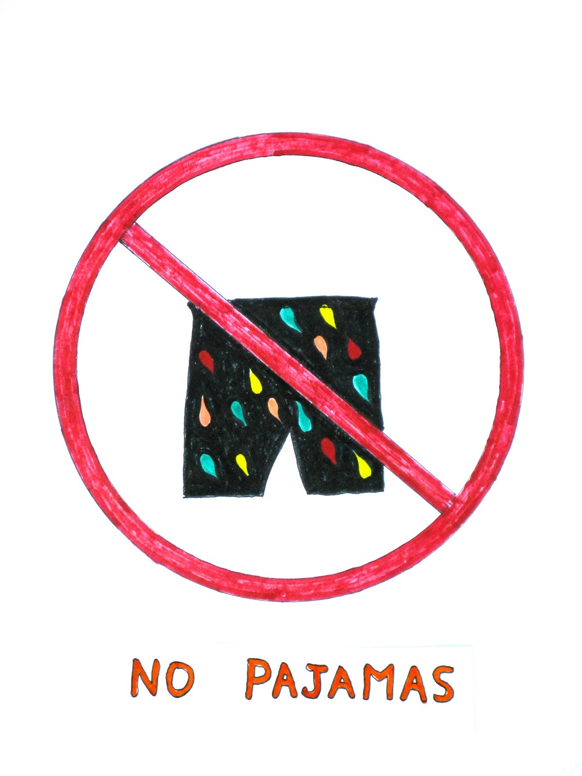 loitering dog: No Pajamas