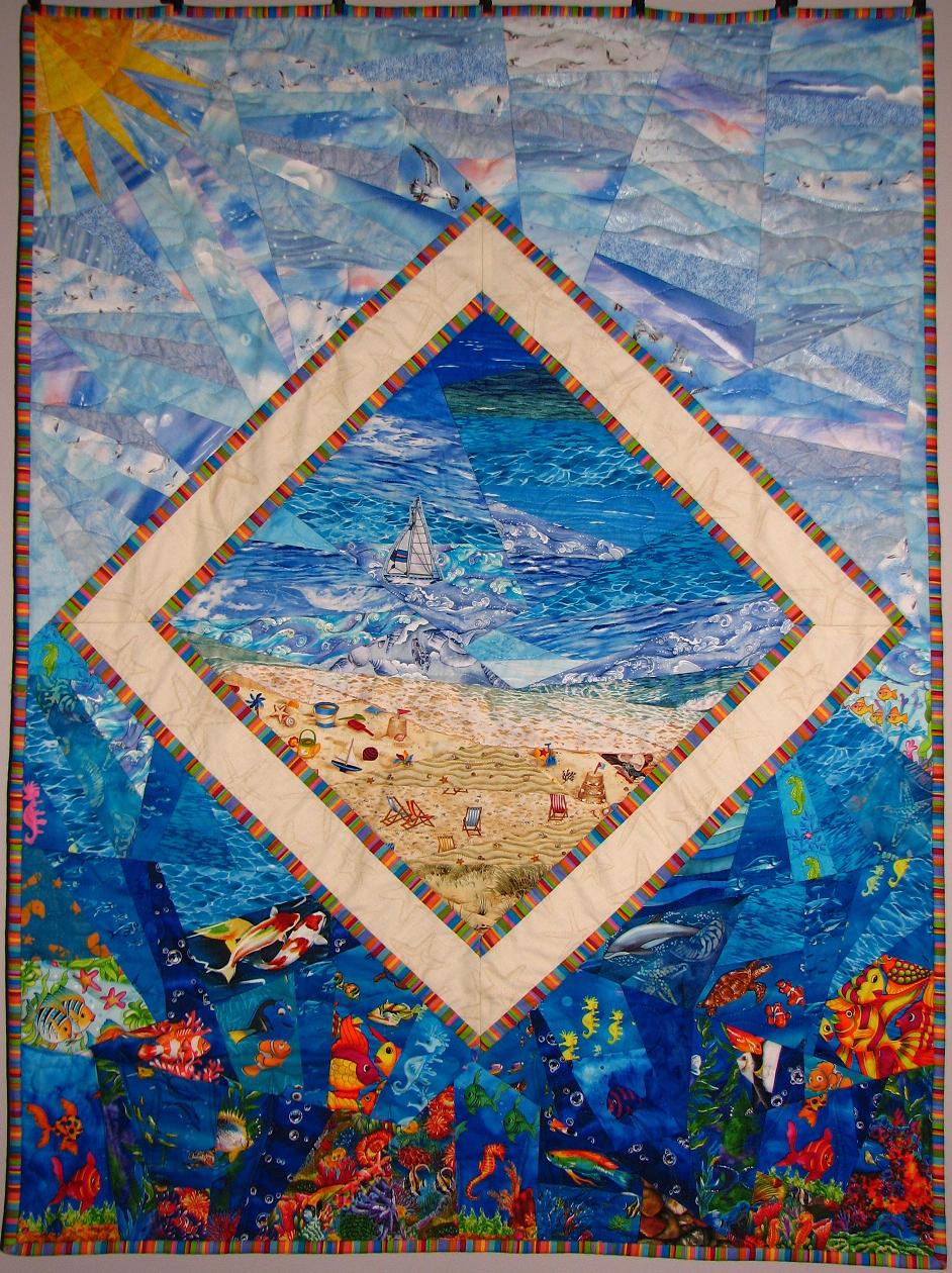 Sampaguita Quilts: Bloggers' Quilt Festival - Seaside
