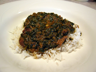 Saag Gosht (Beef in Fragrant Spinach Sauce) - The Spiced Life