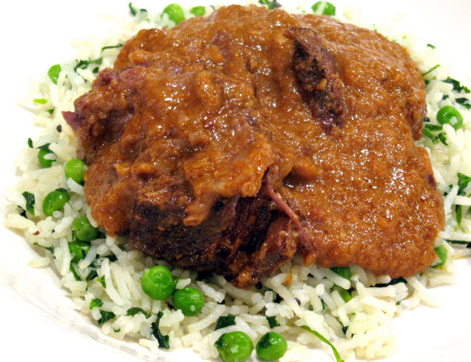 Beef Braised with Yogurt, Indian Style - The Spiced Life