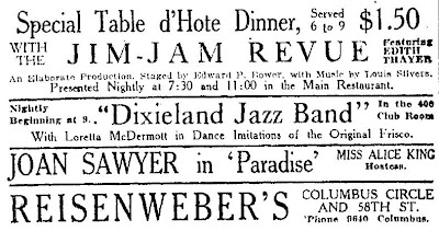 Mule Walk & Jazz Talk: ODJB at Reisenweber's