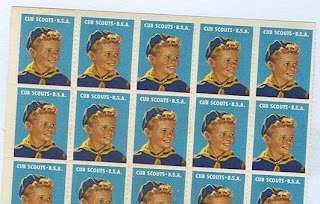 Cub Scouts Time Capsule: CS Easter Seal Stamps
