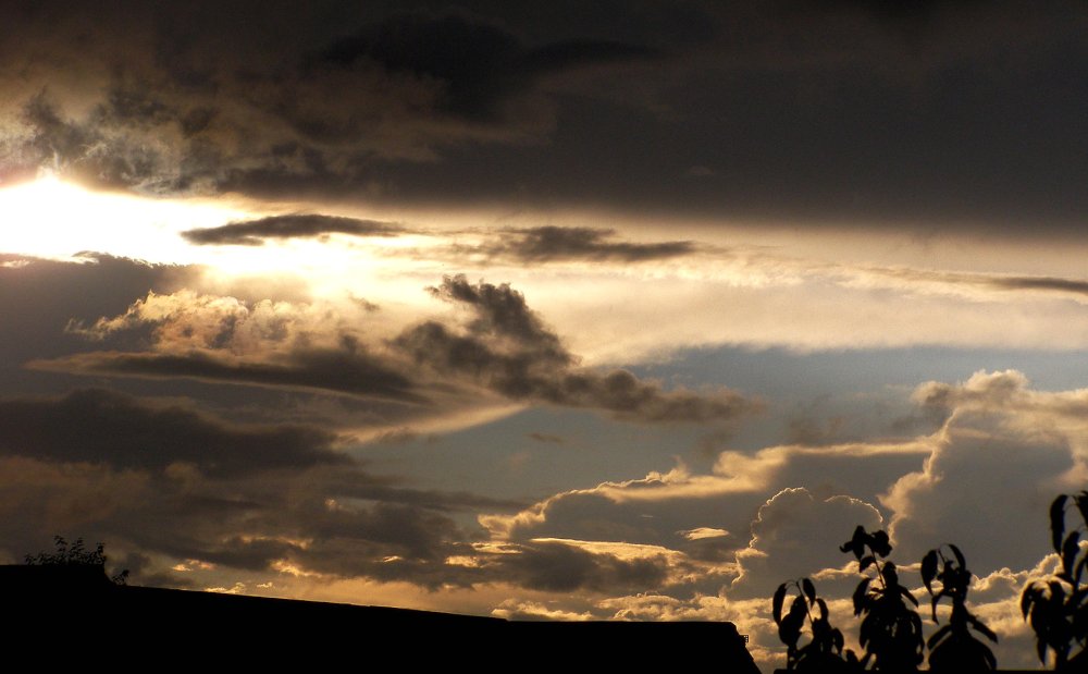 Storm Clouds Gathering Sunset