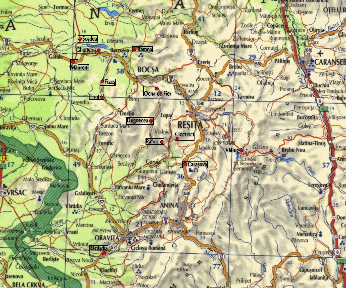 A.S. Unirea Innsbruck Tirol: Harta fotbalistică a Ligii a-V-a,Zona ...