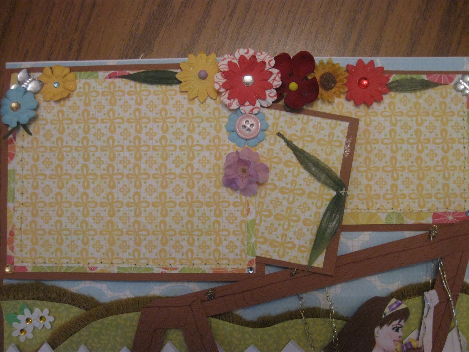 Kathleen's Creations: "Playground" Scrapbook 2 page layout original design