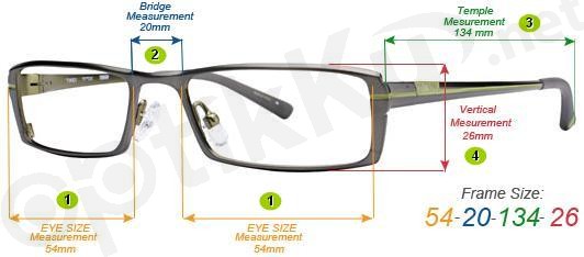 JESSLYN OPTICAL: Cara Membaca Size ( ukuran ) Frame Kacamata