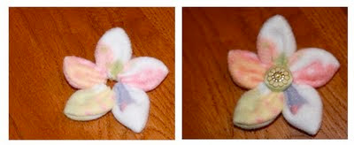 Trendy TreeHouse: Fleece Flower Tutorial