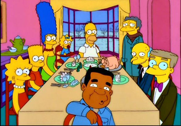 COSAS VARIAS: El día que Arnold conoció a Los Simpson