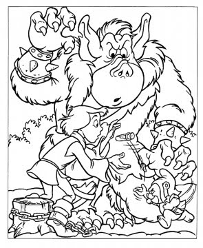 halloween coloring pages: Goblins Coloring Pages, Printable Goblin ...