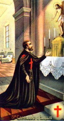 Clare's Catholic Clutter: Saint of the Day - St. Camillus de Lellis