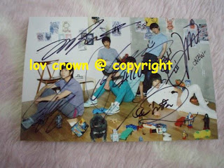 K-Shop: SHINee Autograph Photo