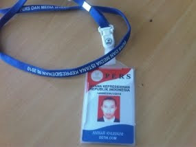 Itulah Indonesia: Tali ID Pers Wartawan Istana dari Malaysia