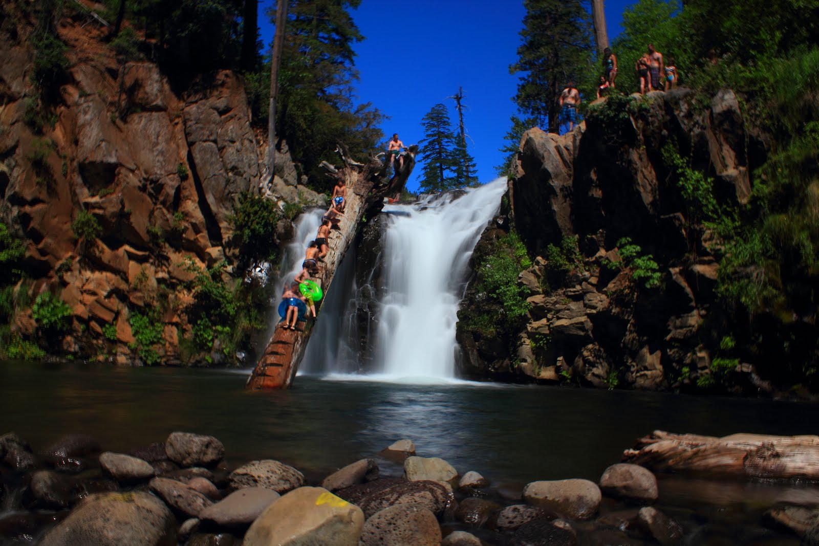 Swimming Holes of California: Hatchet Creek Falls, Shasta-Trinity ...