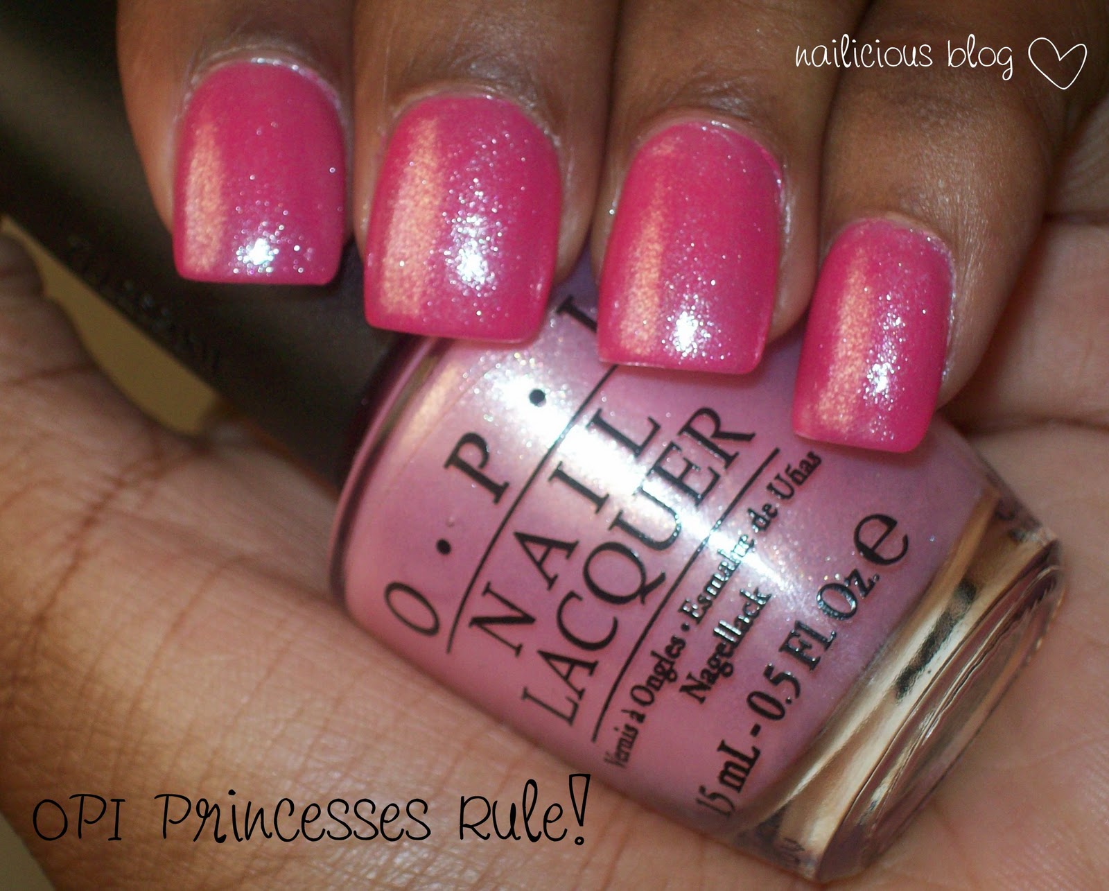 OPI Strawberry Margarita + OPI Princesses Rule! ~ Nailicious