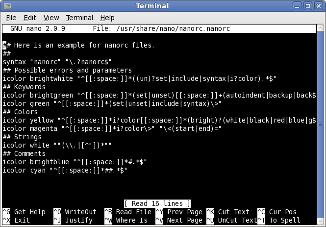Adventures in Linux: GNU nano - A small, free and friendly text editor