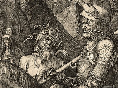 On Being the Opposite of a Moth: The Knight, Death and the Devil