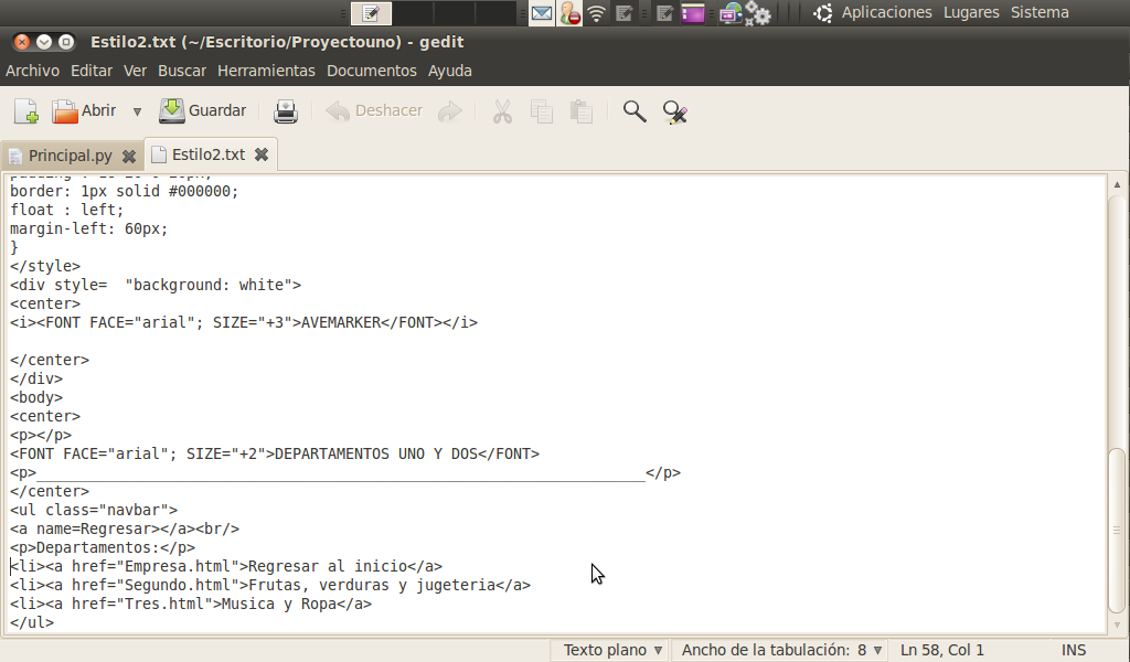 Programacion web y laboratorio de programacion web