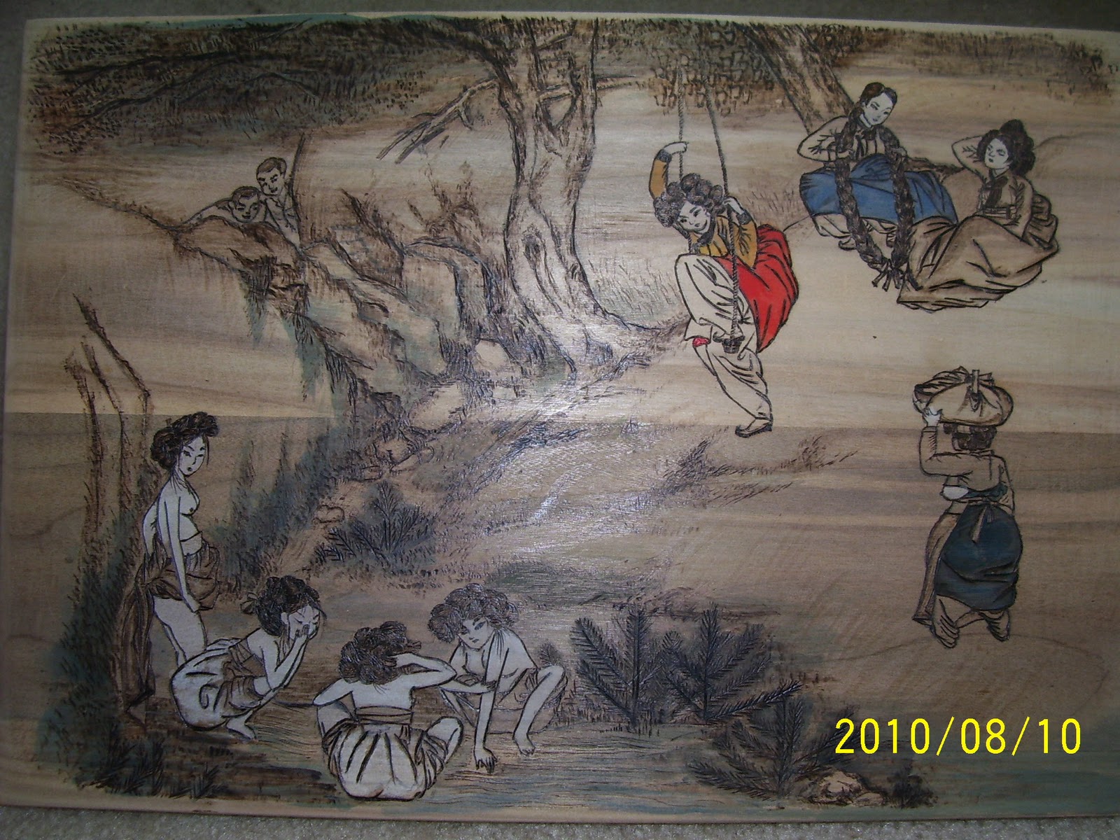 pyrography by Jean bouick: past 4 months my work