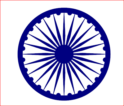 Random Synaptic Firings: Drawing the Ashok Chakra