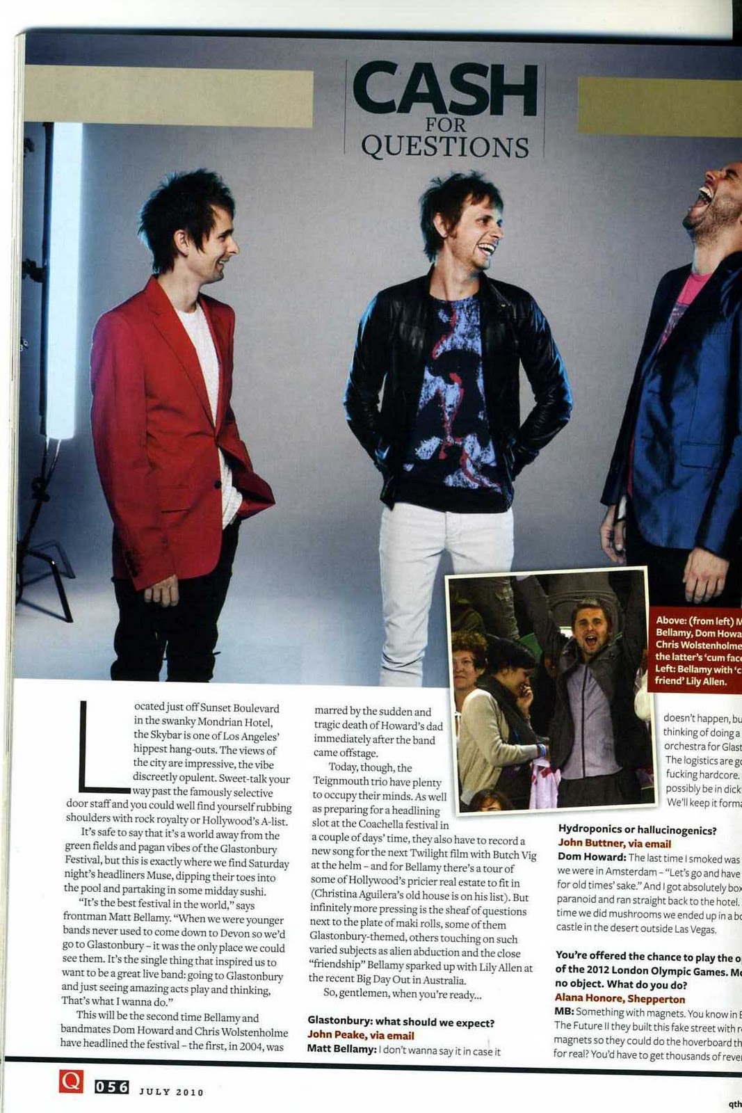 leanneedwards: LIIAR analysis of existing music magazines-Q Magazine