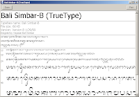 Tutorial Proggraming Free: Download Font Bali Simbar dan Tutorialnya