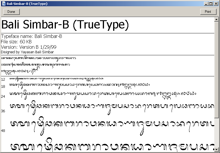 Download Font Bali Simbar dan Tutorialnya | IT Programmer