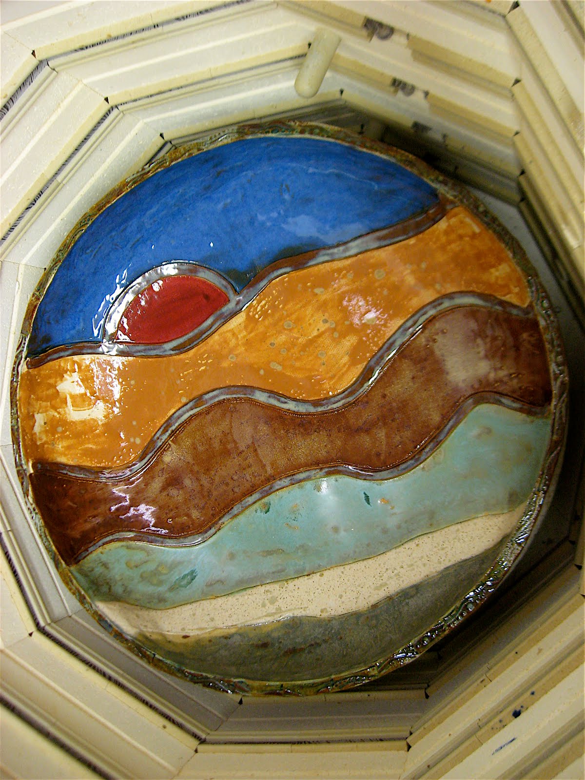 LindaCowardPottery: Landscape pots at Brookside Pottery Tulsa