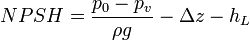 NPSH(Net Positive Suction Head) Equation | BASIC CHEMICAL ENGINEERING ...