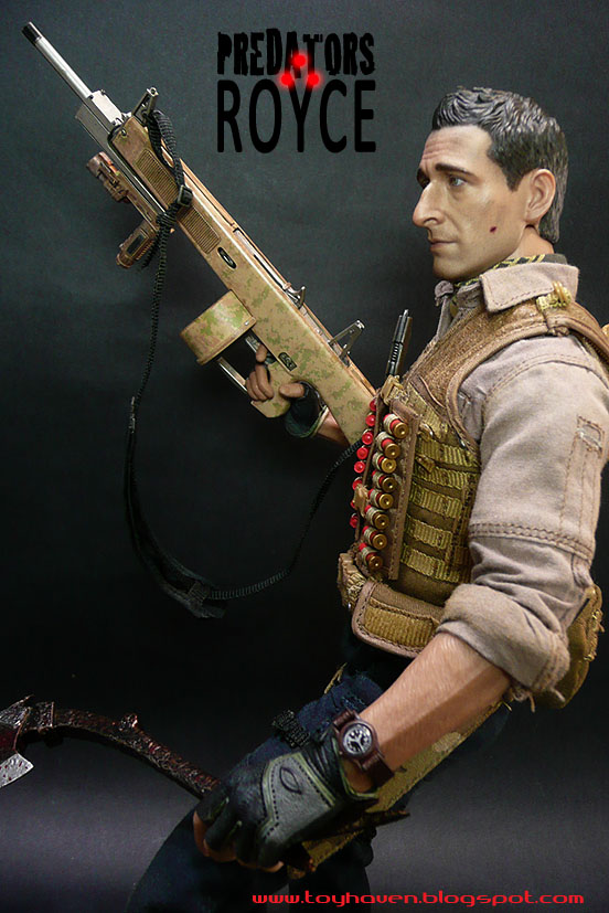 toyhaven: Review III: Hot Toys "Predators" Royce with AA-12 Shotgun