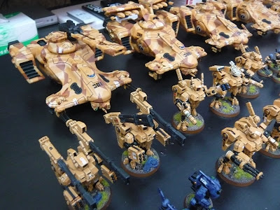 The Hunter Cadre: Tau Army Completed