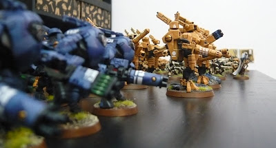 The Hunter Cadre: Tau Army Completed