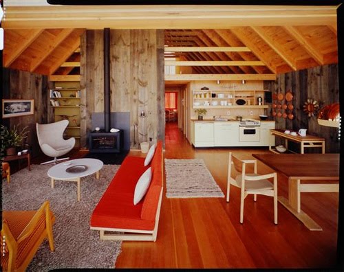 The North Elevation: Spaces: Jens Risom's Prefab Weekend House