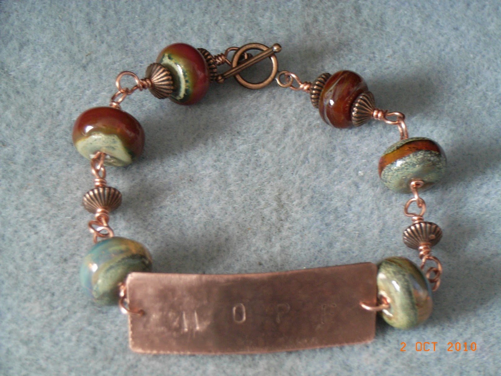 Lou's Hand Made Jewellery And Crafts: New copper sheet jewellery - an ...