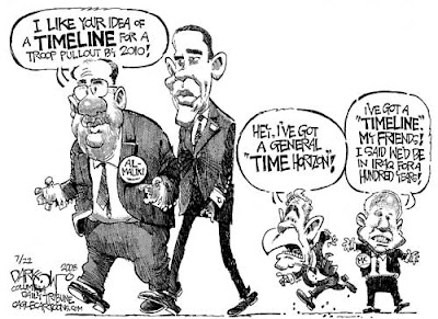 Obama's Funny Cartoons: Timelines