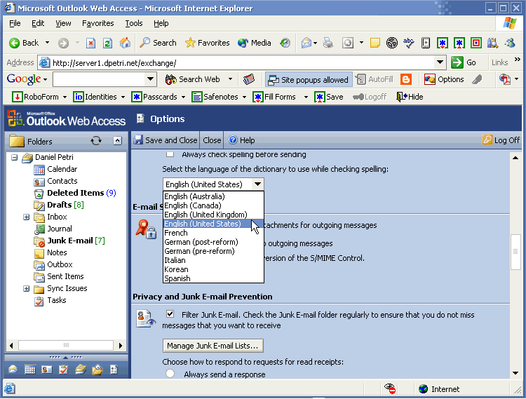 Microsoft Outlook Web Access Tips OWA Tips April 2010 Microsoft Outlook Web Access Tips OWA Tips April 2010
