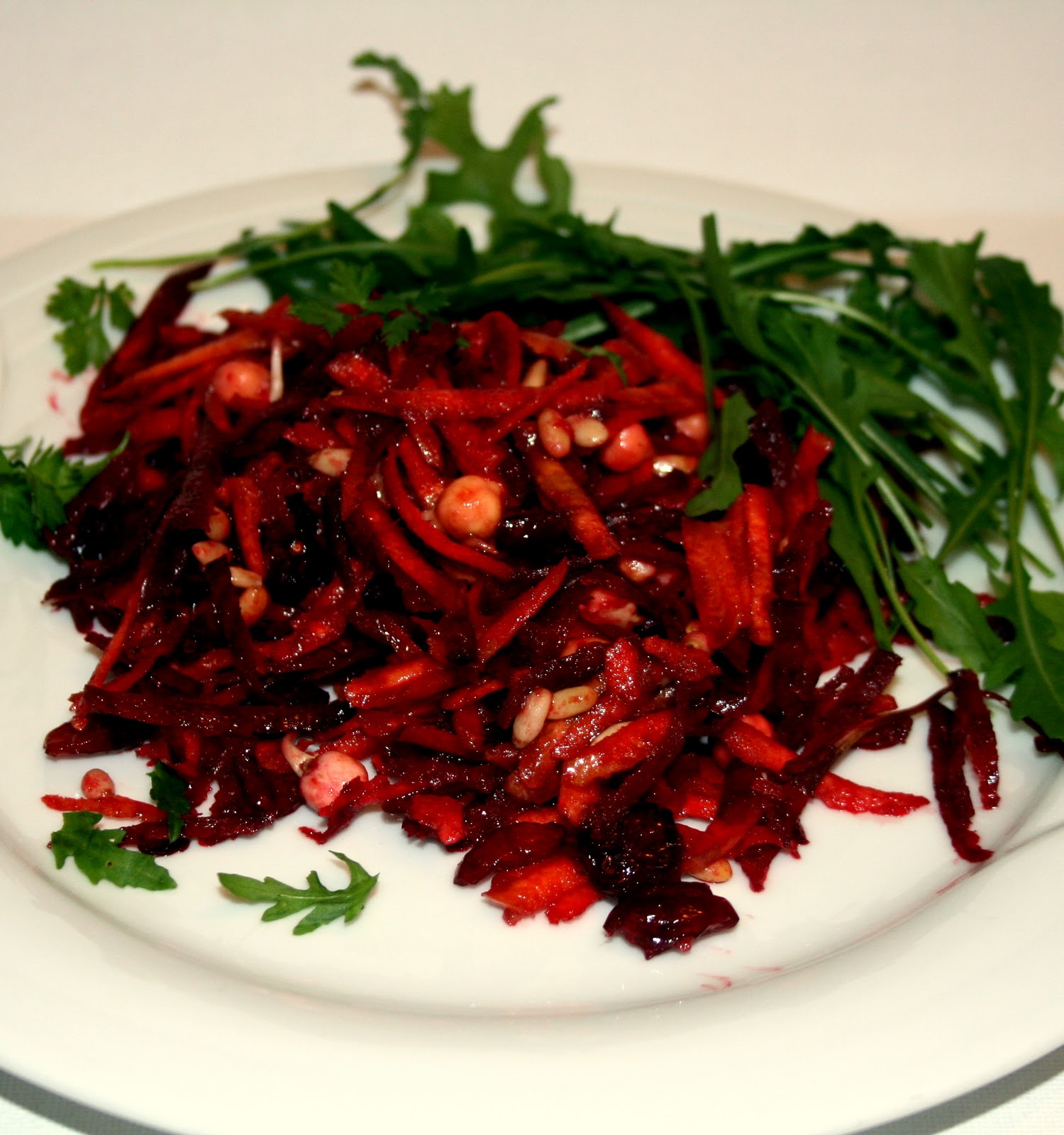 Raw Beetroot And Carrot Salad