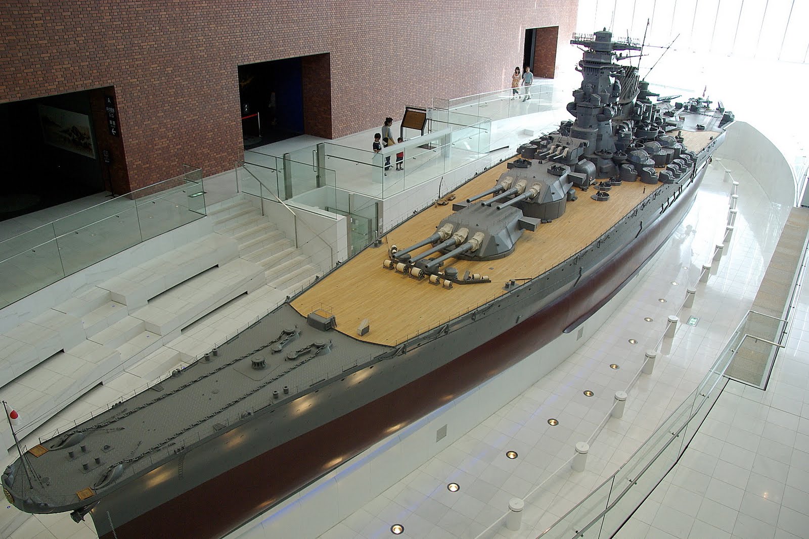 Un samurai errante: Scale model in Yamato Museum