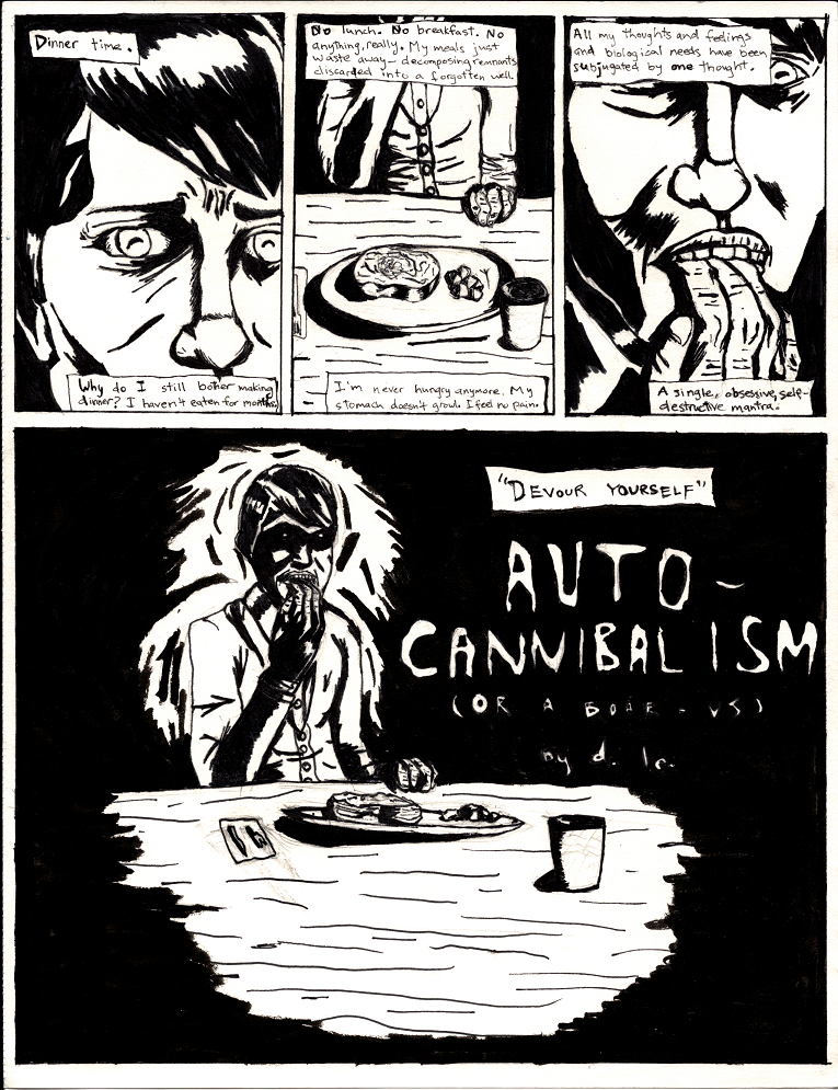 calamity horror: Auto-Cannibalism (Or a Boar-Us)