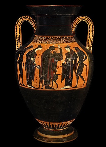 Samuel Merrin & Gallery: Large Ancient Greek Amphora with Herakles