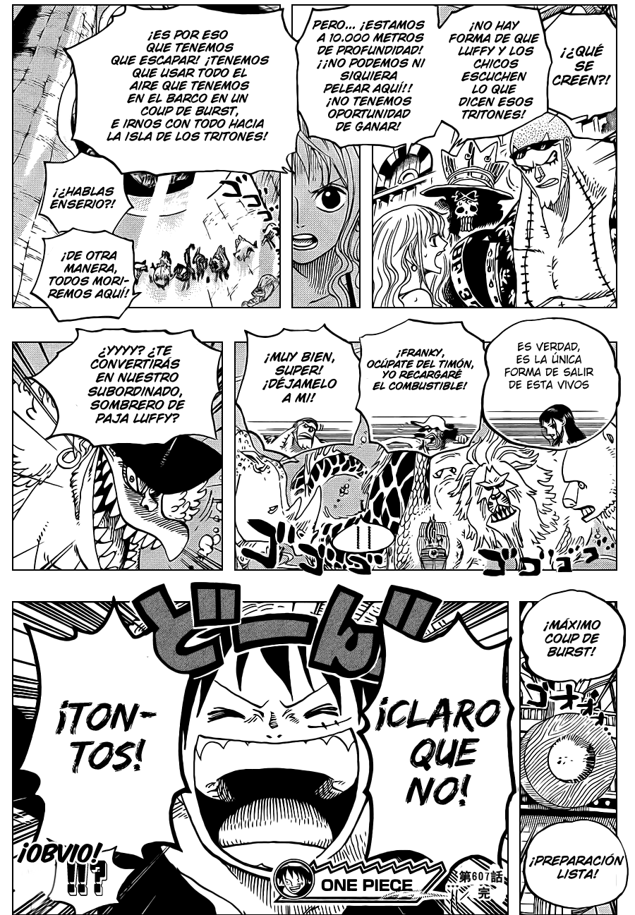 Agz Online: one piece manga 607 español