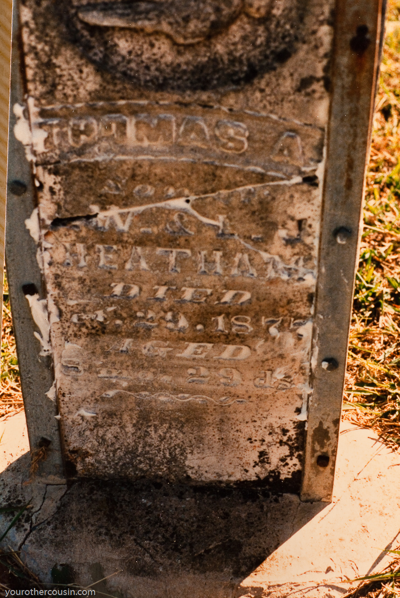 Your Other Cousin: Aquilla Walker Cheatham 1838 [E-4]*