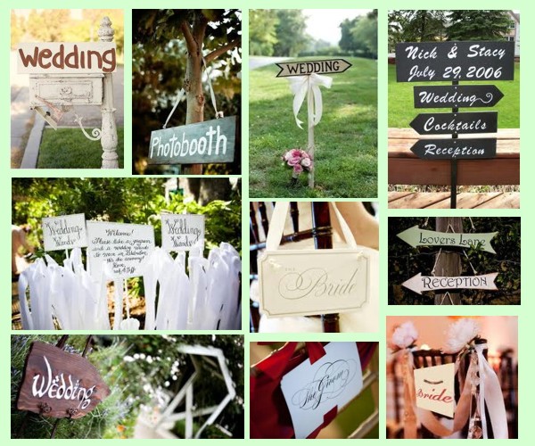 Event: Wedding Signage Ideas Part 2 - Color. Design. Palette