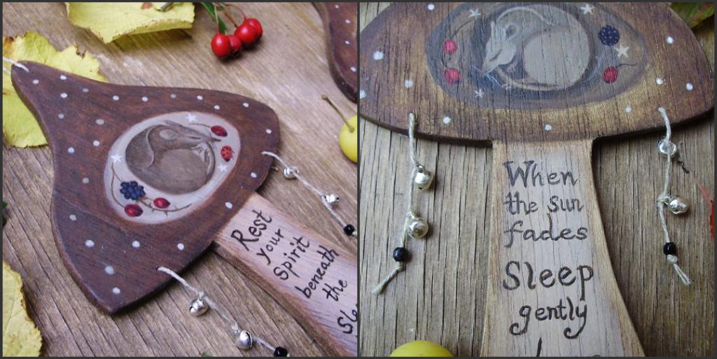 Moonlight and Hares: Sleepy Mice, Toadstools and A Face Among Leaves.