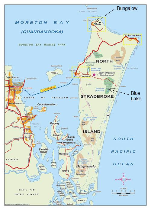 La vie à l'envers: Week end à North Stradbroke Island