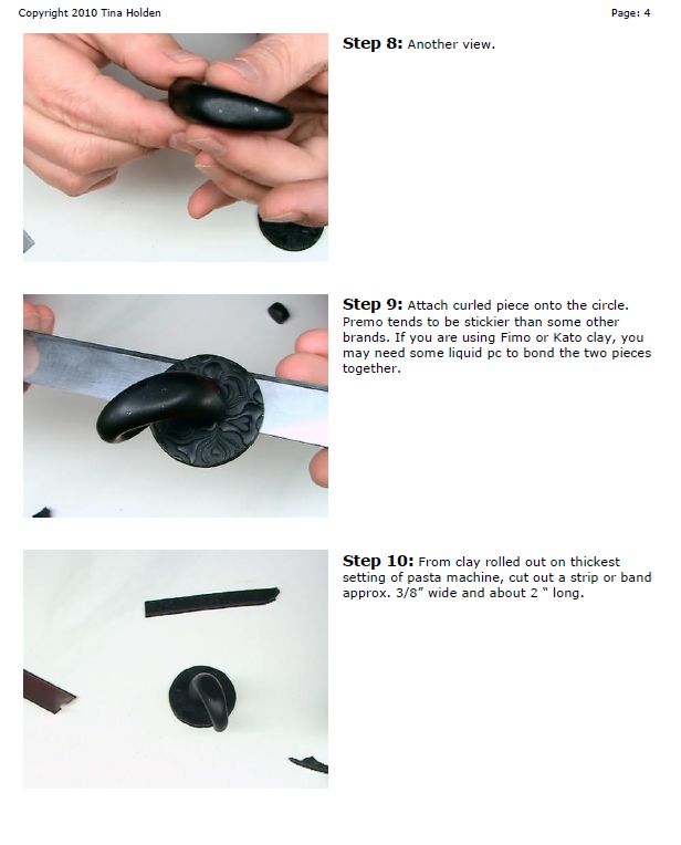 Polymer Clay Bytes! - Tina Holden's Beadcomber: Polymer Clay Tutorial ...